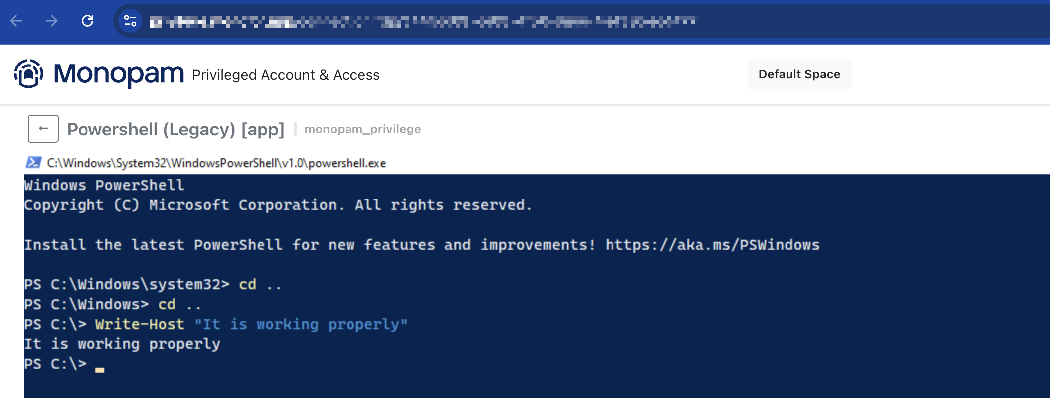 Powershell 5.x Legacy - RemoteApp - Keys are Not Working